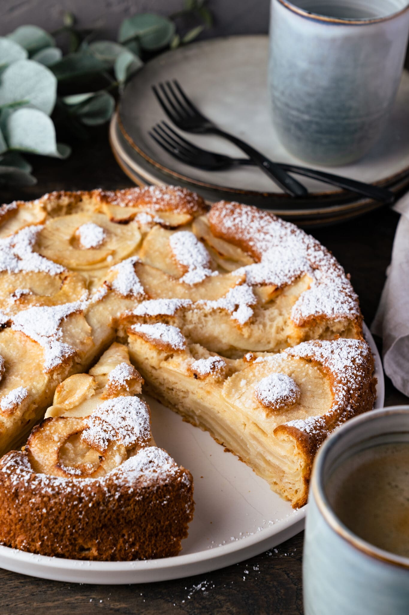 Apfelkuchen Wenig Zucker