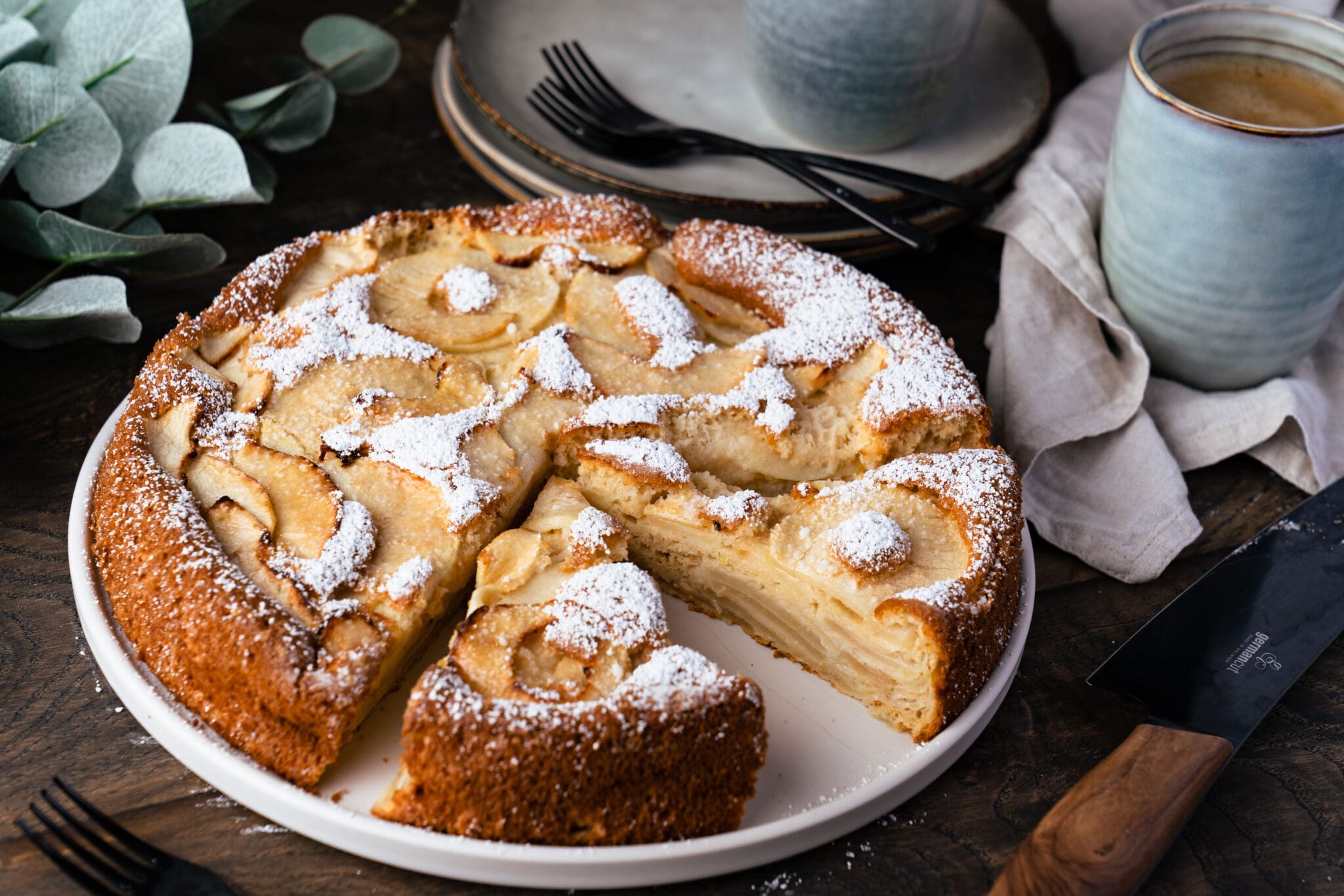 Apfelkuchen Wenig Zucker